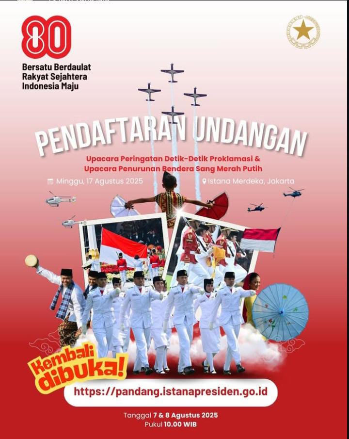 Link Resmi dan Cara Cepat Daftar Upacara 17 Agustus di Istana, Ingat ...